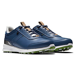 FootJoy Women's Stratos Previous Season Style Golf Shoe, Blue, 7.5
