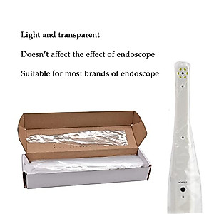 Angzhili 500pcs/box Dental Intraoral Camera Covers,Dental Endoscope Cover Intraoral Camera Sleeves