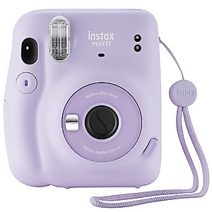Fujifilm Instax Mini 11 Instant Camera with Case, Album and More Accessory Kit (Lilac Purple)…
