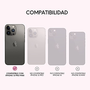 kate spade new york Protective Hardshell Case for iPhone 13 Pro Max - Hollyhock Floral Clear