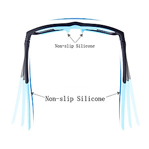 Mcolics Sports Glasses, Basketball Football Soccer Racketball Goggles for Men & Women, Anti-Fog Safety Protective Eyewear (Black)