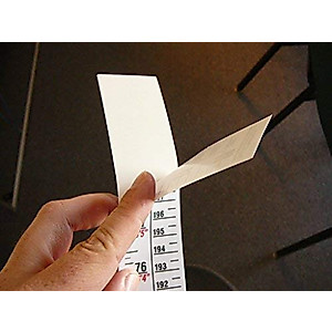 Height Rule – Fractional/Metric – 80 Inch/203 Centimeter Long – White