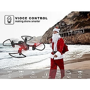 NEHEME NH530 Drones with Camera for Adults Kids, FPV Drone with 1080P HD Camera, RC Quadcopter for Beginners with Gravity Sensor, Headless Mode, One Key Return/Take Off/Landing, Drone with 2 Batteries