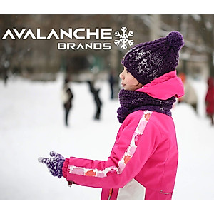 Avalanche Brands - 48" Classic Downhill Toboggan Snow Sleds - Red & Pink