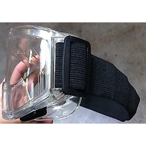 Clear Lens Work Goggle Elastic Strap Clear Lens Ski Goggle Universal Fit Safety Goggle