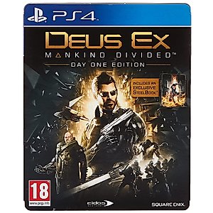 Deus Ex Mankind Divided Day One Edition Steelbook PS4