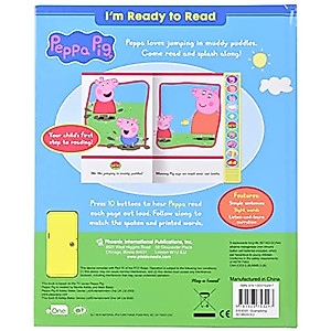 Peppa Pig I'm Ready to Read Sound Book - PI Kids (Play-A-Sound)