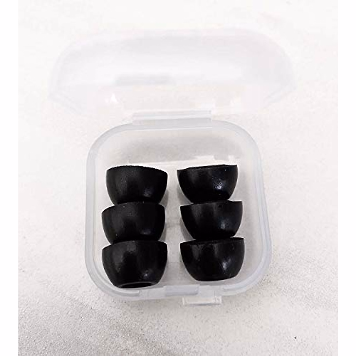 3Pairs EPYSN Memory Foam Ear Tips Compatible with Samsung Galaxy Buds Pro Earbuds,Eartip L/M/S with Portable Storage Box Case (Black)