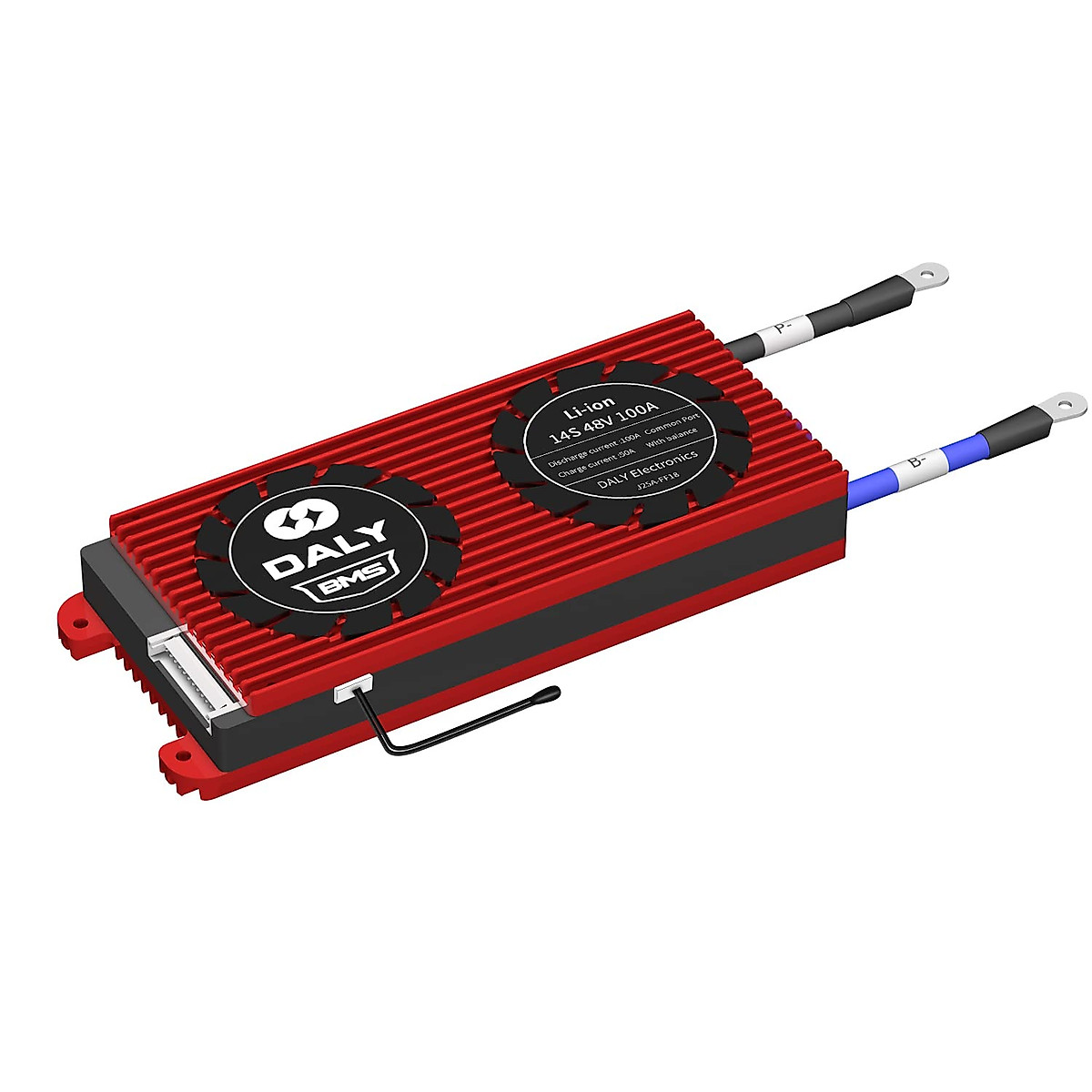 DALY BMS Li-ion 14S 48V 100A PCB Battery Protection Board Common Port with Balance for Lithium Battery Pack Rated 3.7V(Standard BMS,100A)