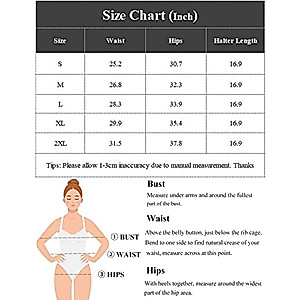 Aranmei Women Sexy Lingerie Bodysuit Deep V Halter Cut Out Lace Teddy One Piece Babydoll Snap Crotch(Black X-Large)