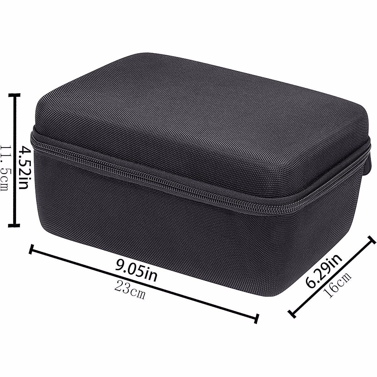 Aenllosi Hard Carrying Case Compatible with SM7B/MV7 SM7dB Vocal Dynamic Microphone for Broadcast (SM7B/MV7/ SM7dB)
