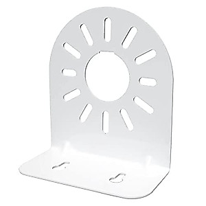 OwlCat L-Shape Dome CCTV Security Camera Mount Bracket Metal Right Angle Wall Ceiling Mount Bracket for 2.5inch Video Surveillance Mini Dome IP Camera Side Bracket, White, 115 x 102 x 50mm (L115-1)