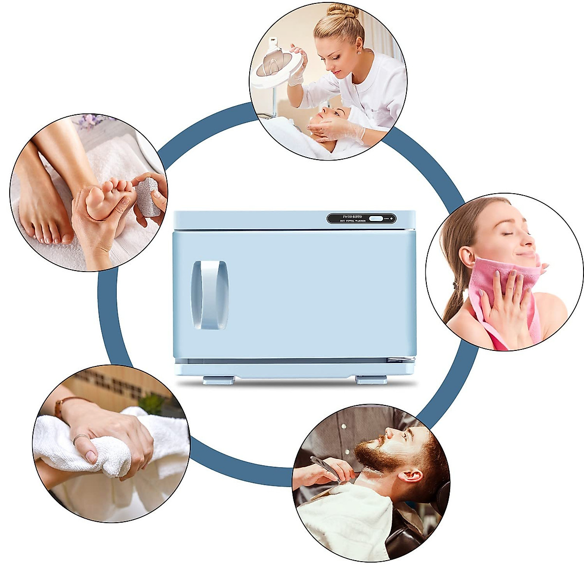 FWOD BIBTO Professional Towel Warmer, Hot Towel Warmer 8L for Salon and SPA use, Towel Warmer for Facial Towels…