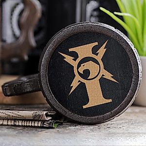 Adeptus Custodes Mug Wooden Beer Stein 17oz Gamer Mug Gift Boyfriend Personalized Anniversary Christmas Birthday Gifts For Gamer Husband Gifts For Him Beer Steins Beer Tankard K732