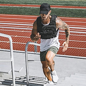 Leidowei Men Quick-Drying Breathable Mesh Running Shorts, Training Double-Layer Fitness Short Pants White S