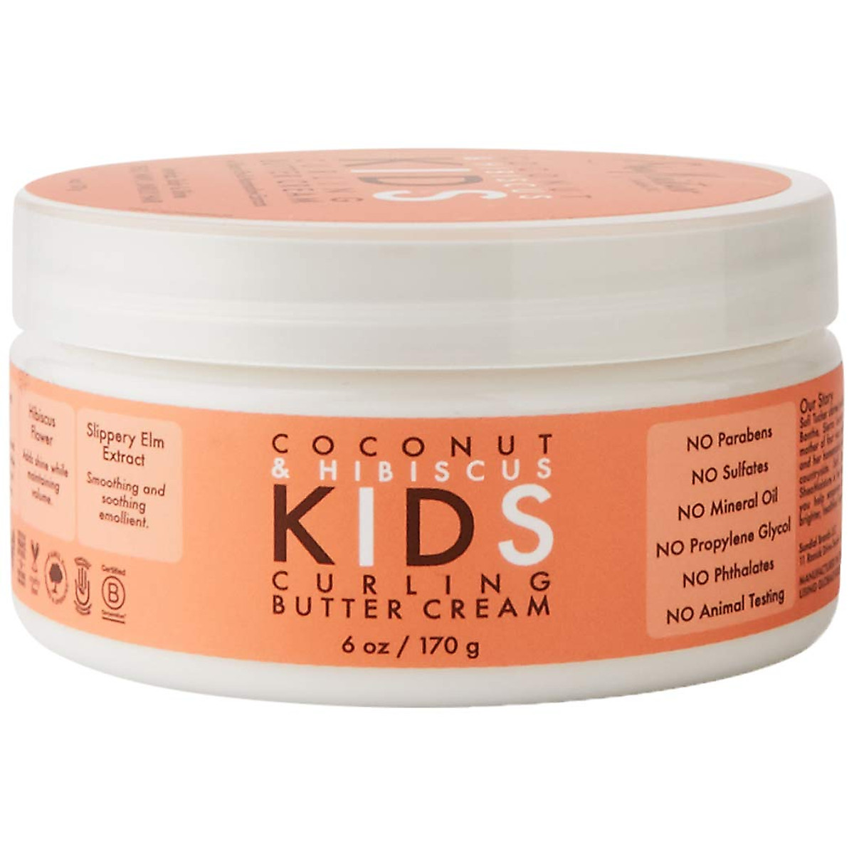 Shea Moisture Kids Curl Butter Cream Coconut & Hibiscus 6 Ounce