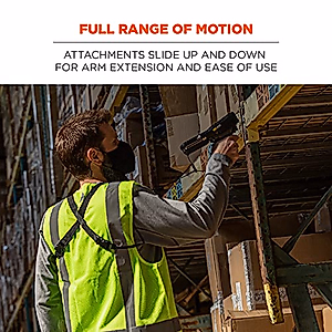 Ergodyne Squids 3132 Barcode Scanner Harness, Large , Black