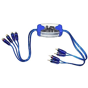 QONIA 4-Channel RCA Audio Noise Filter Suppressor Ground Loop Isolator Car Stereo 50W