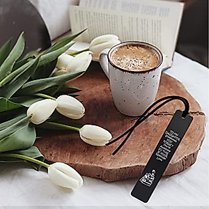 Inspirational Quotes Bookmarks (Double-Sided Engraving), Gifts for Daughter, Book Lover, Bookworm, Daughter Gifts from Mom and Dad-Ydbook10