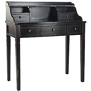 Safavieh American Homes Collection Landon Distressed Black Writing Desk