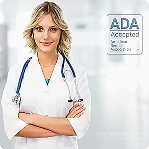 ROMENIC Electric Toothbrush, Sonic Toothbrush for Adults, 5 Modes and High-speed 48,000 VPM Motor, One Charge for 60 Days, Recommended Travel Toothbrush Set with Replacement Brushheads and Travel Case