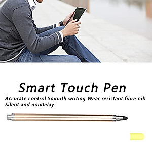 Stylus Pens, Wide Compatibility Tablet Pen Wear Resistant Accurate Control for Smart Phones for Tablets(Gold)