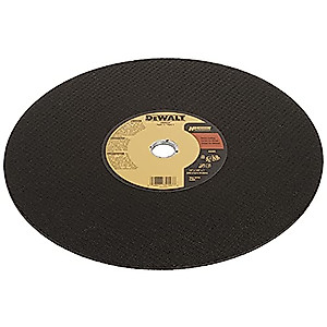 DEWALT DW8020 Metal Port Saw Cut-Off Wheel, 14-Inch X 1/8-Inch X 1-Inch