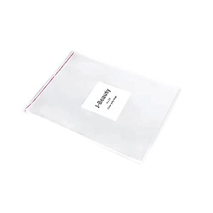 9 x 13 Inch Clear Apparel Bags Self Seal Flap for T-shirt,Clothes,Party Wedding Gift Bags (100)