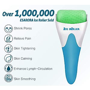 ESARORA Ice Roller for Face & Eye, Puffiness, Migraine, Pain Relief and Minor Injury, Skin Care Products