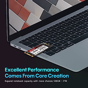 KingSpec M.2 SATA SSD, 512GB 2242 SATA III 6Gbps Internal M.2 SSD, Ultra-Slim NGFF State Drive for Desktop/Laptop/Notebook (2242, 512GB)