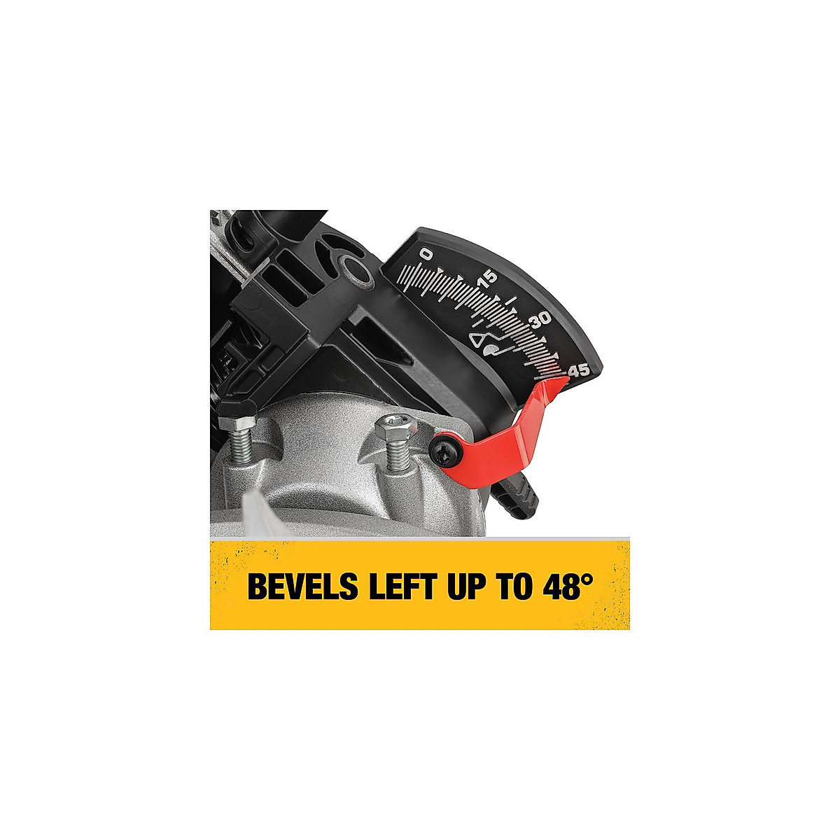 DEWALT Miter Saw, Single Bevel, Compound, 10-Inch, 15-Amp (DWS713)