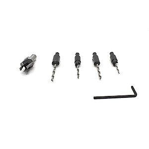 Big Horn 13201 Counter Sink Set with 3/8 Plug Cutter