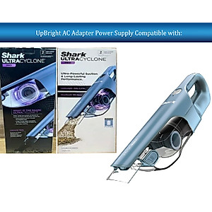 UpBright 9.6V AC/DC Adapter Compatible with Shark CH900WM 14 CH900WM14 U4 CH900WMU4 CH900 CH900C 7.2V Li-ion Battery UltraCyclone Pro Cordless Handheld Vacuum XSKDKCH900 Power Supply Cord Charger PSU