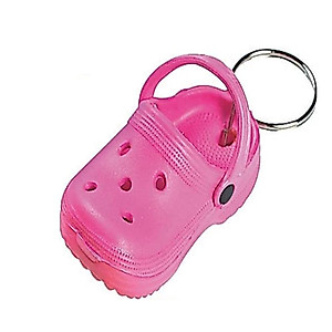 Biblebanz Bulk 24 Count Of Mini Clog Keychain Rubber Slipper Key chain Shoe For Women Teens Cute Adorable Charms Little Shoes For Backpacks Gifts