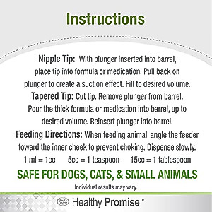 Four Paws Healthy Promise Easy Feeder Pet Feeding Syringe
