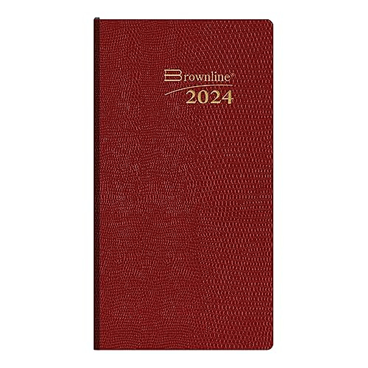 Brownline 2024 Traditional Weekly Pocket Planner, Appointment Book, 12 Months, January to December, Perfect Binding, 6" x 3.125", Assorted Colors (CB403.ASX-24)