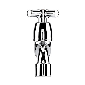 GOTOTOP Sink Faucet Water Faucet ABS Washing Machine Faucet Sink Basin Cold Water Tap with Single Spout and Handle for Kitchen Sink Bathroom Bathtub(Cross)