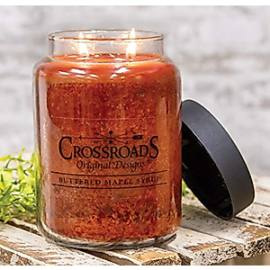 Crossroads Buttered Maple Syrup® Scented 2-Wick Candle, 26 Ounce