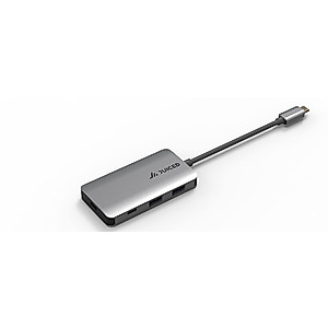 Juiced Systems QuadHUB Power - USB-C Generation 2 10Gbps 100 Watt Power Delivery Hub - 2X USB-C 10Gbps Ports - 2X USB-A 10 Gbps Ports