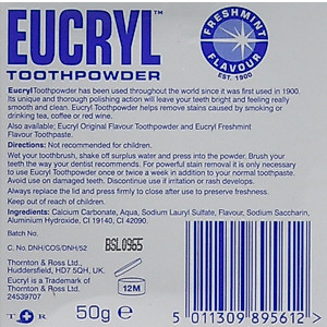 Eucryl Toothpowder Freshmint 50g