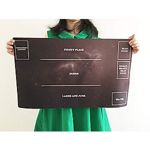 35x60cm Standard Size Black Game playmat with zooms with Free storange playmat Sleeve