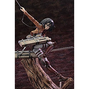 Kotobukiya Attack On Titan: Mikasa Ackerman (Renewal Package Variant) ArtFX J Statue, Multicolor