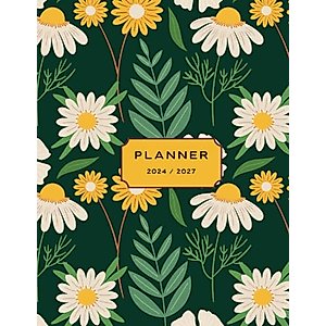 4 years planner 2024-2027: Organizer From January 2024 To December 2027 With Holidays, Notes, Goals, To Do list