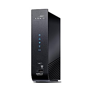 ARRIS (SBG6950AC2-RB) Cable Modem - Fast DOCSIS 3.0 & AC1900 WiFi Router , Approved for Comcast Xfinity, Cox, Charter Spectrum & more , Four 1 Gbps Ports , 400 Mbps Max Internet Speeds - Renewed