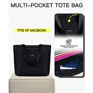 SATIN SAINT lifestyle Large Tote Bag for Women, Travel Tote Bag, Laptop Bag Handbag, Shopping Bag, Lightweight Shoulder Bag for Yoga Gym