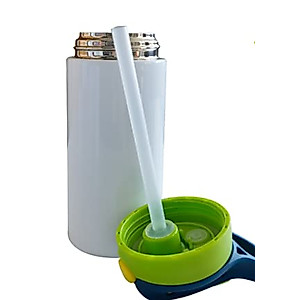 12oz Sublimation Tumbler Bulk For Children,Toddlers,Heat Press For Print, Kids Sublimation Tumbler Cups With Handle, Straight Double Wall Kids Sublimation Water Bottle Blanks (Pastel Bonus Pack)