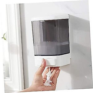 SHOWERORO Manual Soap Dispenser Hand Wash Wall Holder Wall Stand Foams Soap Dispenser Hotel Soap Dispenser Automatic Soap Dispenser Foaming Soap Dispenser Shampoo Household Plastic