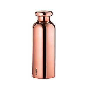 Guzzini On The Go Thermal Travel Bottle, Spalvieri & Del Ciotto, Ø 7.3 x h21.2 cm, 500cc, Gold