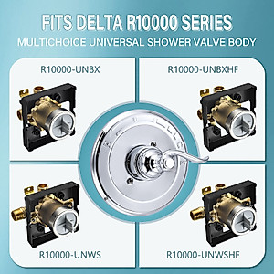 Pressure-Balancing Valve Trim Replacement for Delta BT14096 Windemere 14 Series, Chrome