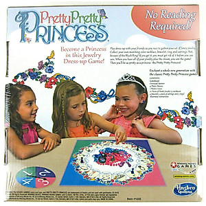Big Game Toys~Pretty Pretty Princess Game Jewelry Dress Up Board Game 1990's Classic Includes Free BGT Sticker Tiara Necklaces